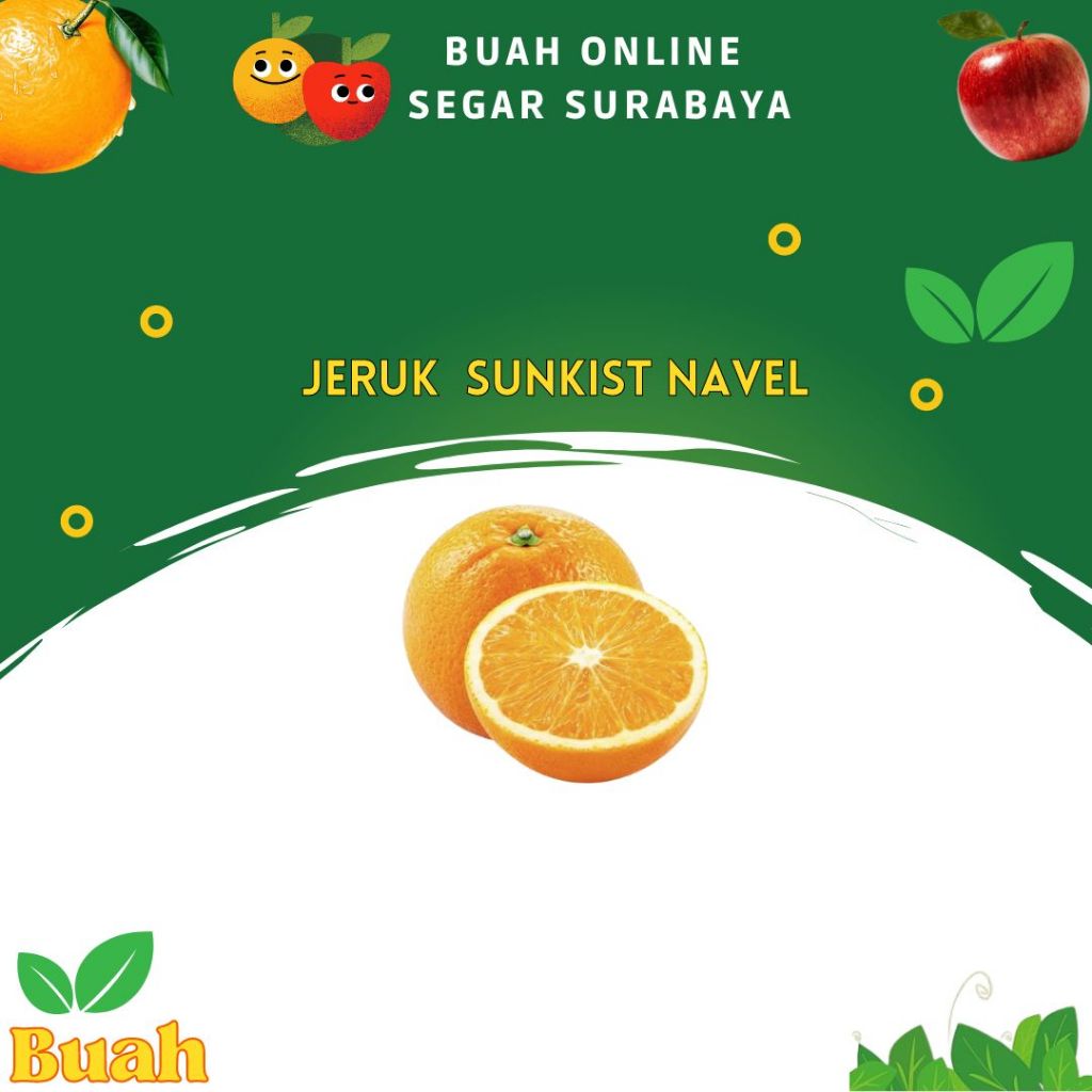 Jual Jeruk Sunkist Navel (Jeruk Potong) (900GR-1KG) TOKO BUAH SEGAR SURABAYA | Shopee Indonesia