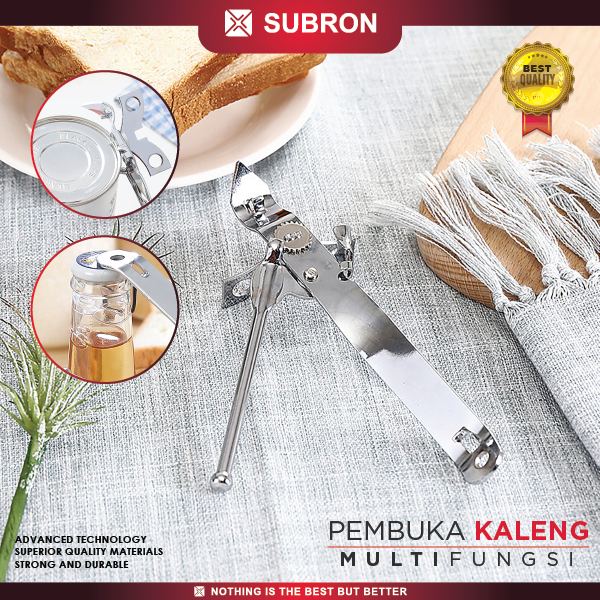 Jual SUBRON Alat Pembuka Tutup Kaleng dan Botol Putar Multifungsi ...