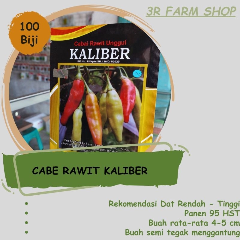 Jual Benih Cabe Rawit Unggul KALIBER repack 100 Biji | Shopee Indonesia