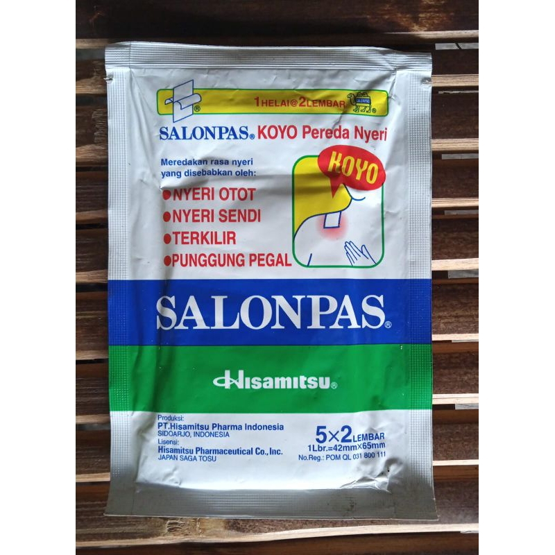 Jual Salonpas Koyo Biru Hisamitsu 5x2 Lembar | Shopee Indonesia