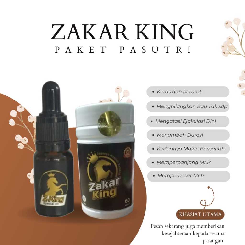 Jual PAKET PEMULA ZAKAR KING KAPSUL + OIL TAMBAH DURASI TAHAN LAMA - KERAS - BESAR - SEHAT ...