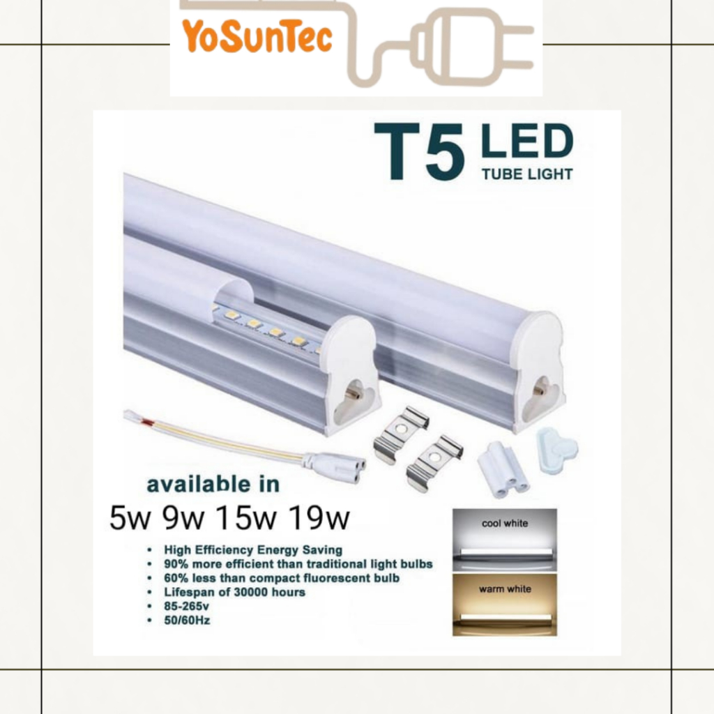 Jual LAMPU TL T5 LED TUBE LIGHT FLOURESCENT NEON SZMR 5W 9W 15 W 19Watt ...