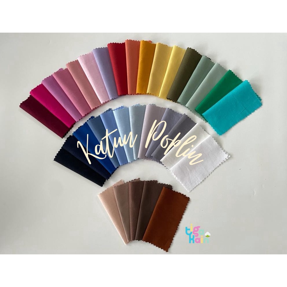 Jual KODE J37N 5 Meter Kain Katun Poplin Popline Katun Jepang | Shopee ...