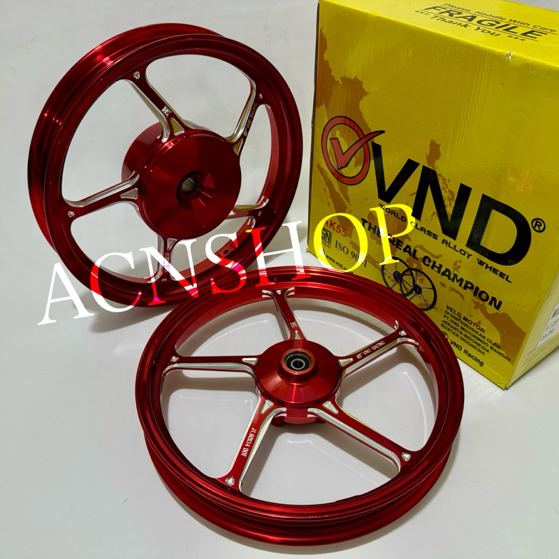 Jual VELG RACING VND AK 55 PALANG 5 BEAT VARIO 110 SCOOPY VARIO 125 VARIO 150 - OREN | Shopee ...