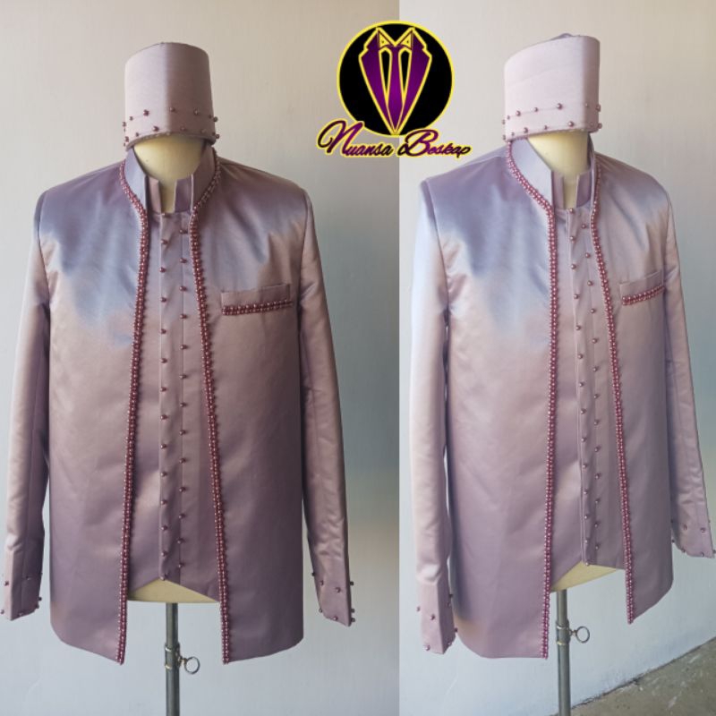 Jual Beskap basofi , beskap pengantin pria, Beskap akad nikah, warna ...