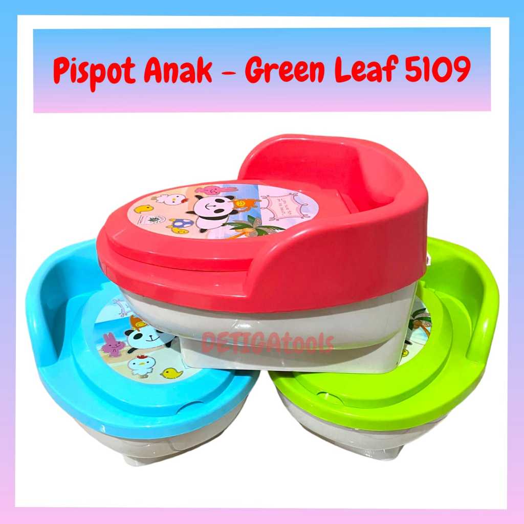 Jual GREEN LEAF 5109 Pispot Potty Training Anak Closet Duduk Anak ...