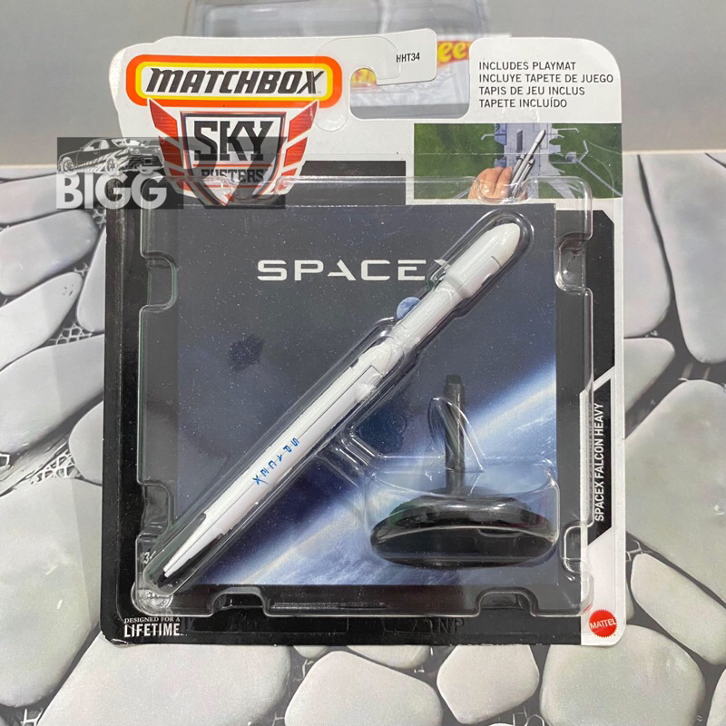Jual Matchbox SpaceX Falcon Heavy Elon Musk Miniatur | Shopee Indonesia