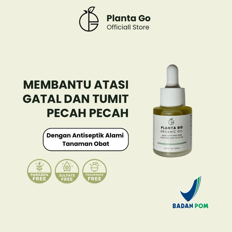 Jual PLANTA GO Organik Oil Serum Perawatan Gatal Herpes Dompo Jerawat ...
