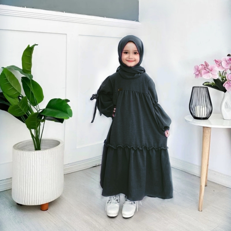 Jual Baju Gamis Anak Perempuan Kaluuna 2 - 9 Tahun Baju Muslim Anak ...