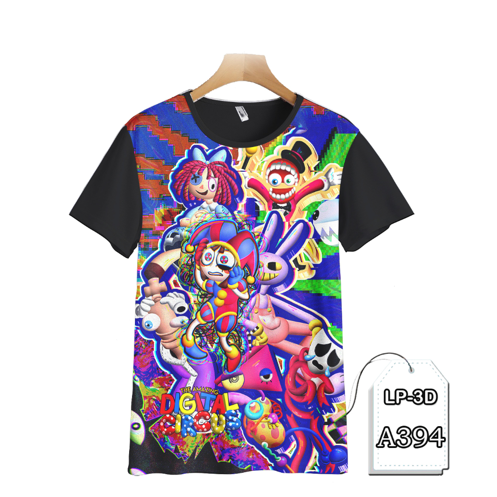 Jual Baju The Amazing Digital Circus Printing 3D Baju Anak dan Dewasa ...