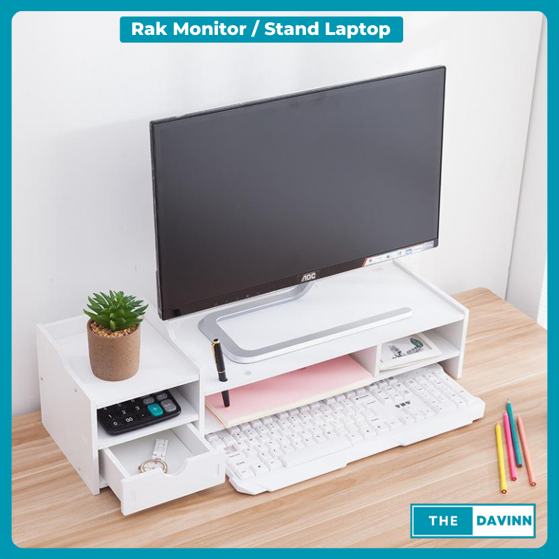 Jual Meja Monitor Rak Monitor Komputer PC Stand Layar Computer Denagn ...