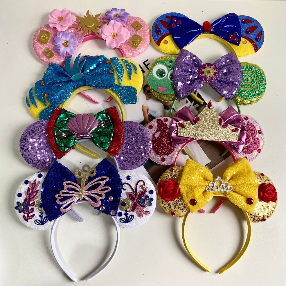 Jual Bando Headband Bandana 40 Kepala Dewasa Bentuk Pita Boneka Kartun ...