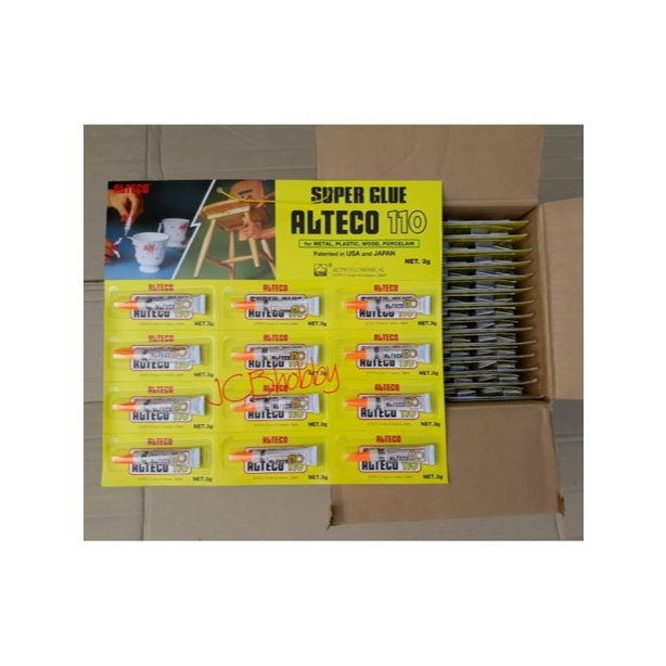 Jual Lem Alteco Asli 110 Super Glue Power 3 gr HARGA 1 PCS | Shopee Indonesia