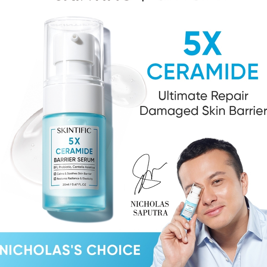 Jual SKINTIFIC - 5X Ceramide Barrier Serum 20ml | Merawat skin barrier ...