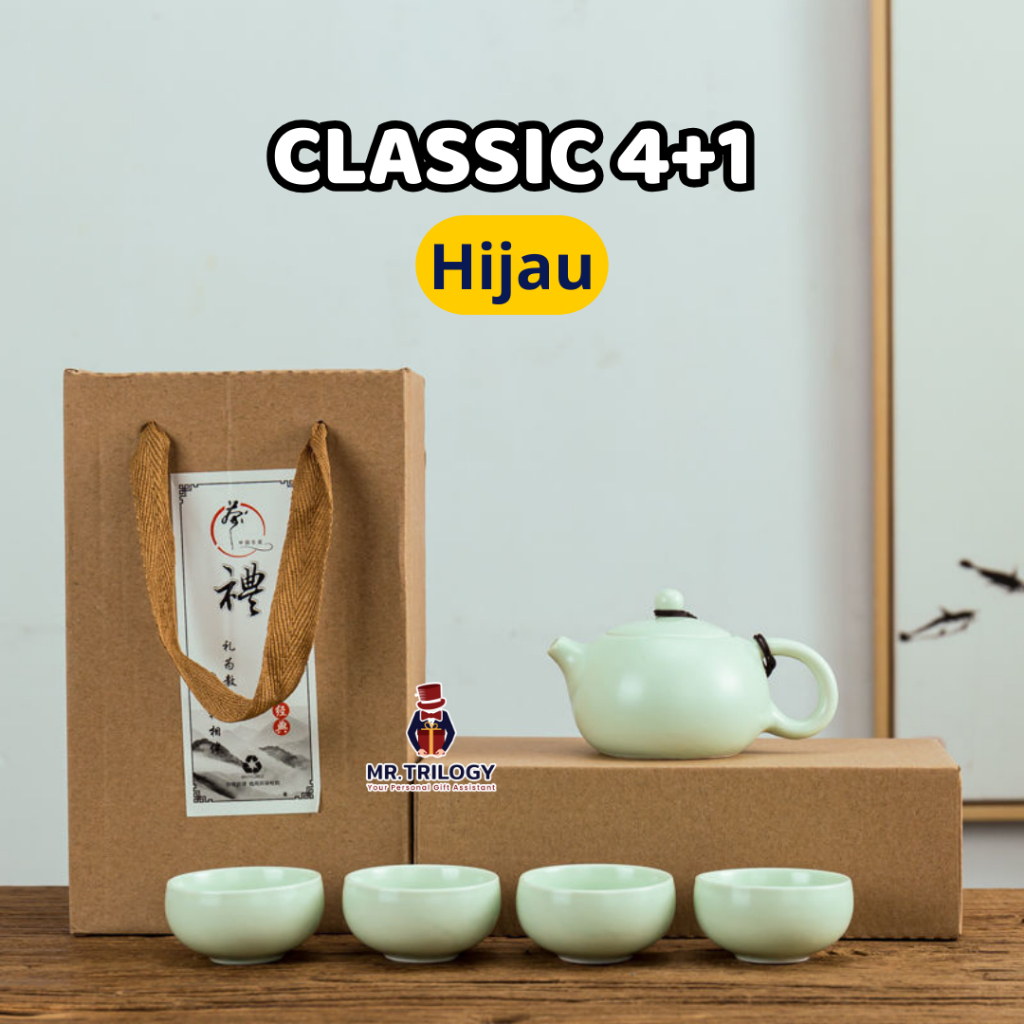 Jual Hampers Wedding Cangkir Teh Keramik CLASSIC Chinese Tea Pot ...