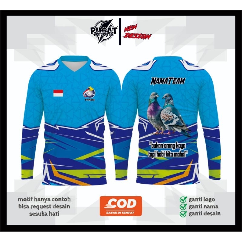 Jual JERSEY MERPATI CUSTOM DAN GRATIS DESAIN | Shopee Indonesia