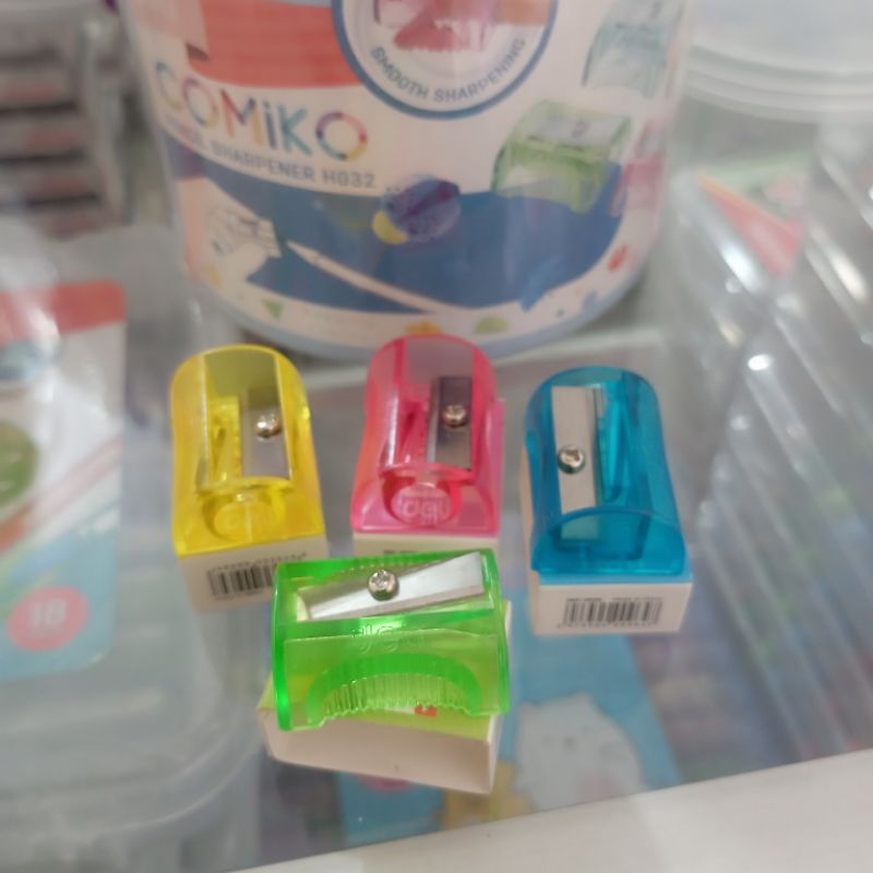 Jual DELI PERUNCING SHARPENER RAUTAN PENSIL KECIL H032 | Shopee Indonesia