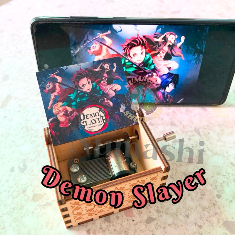 Jual MUSIC BOX DEMON SLAYER KIMETSU NO YAIBA kotak musik orgel kayu ...