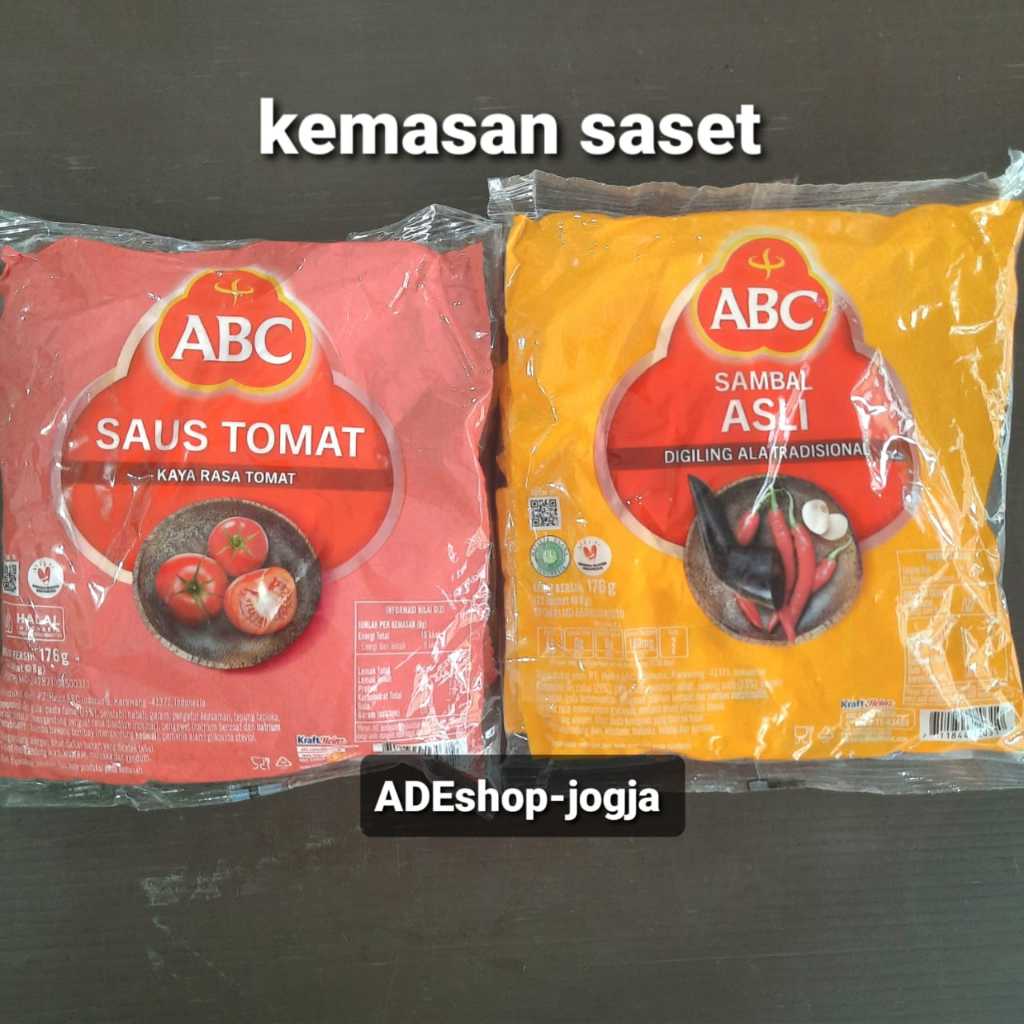 Jual saus tomat sambal ABC sachet saset 8 gr isi 22 tomato chili ...