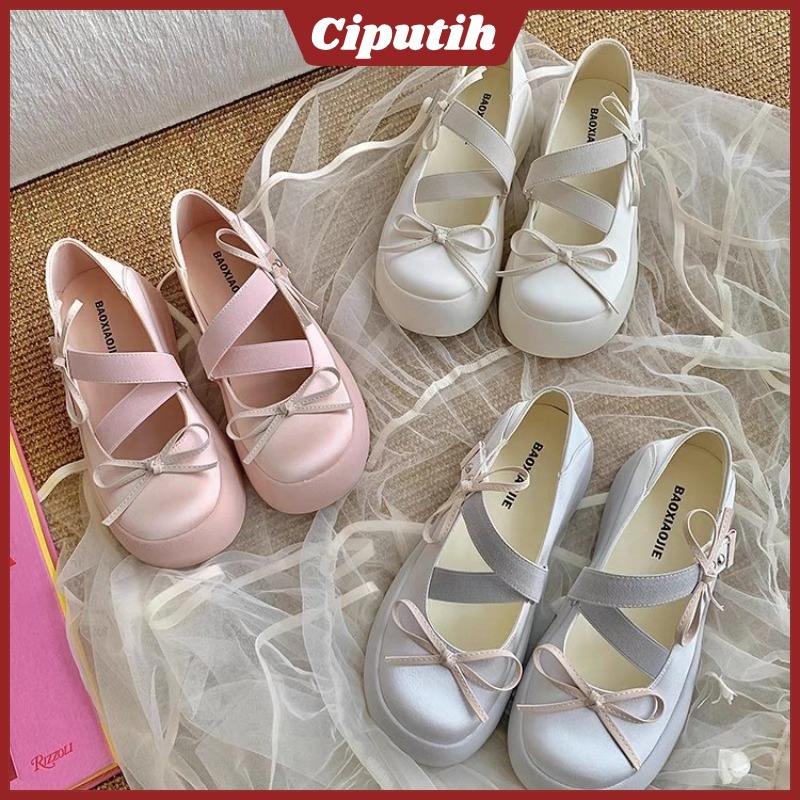 Jual Sepatu Mary Janes Sepatu platform Korea Musim semi baru Wanita ...