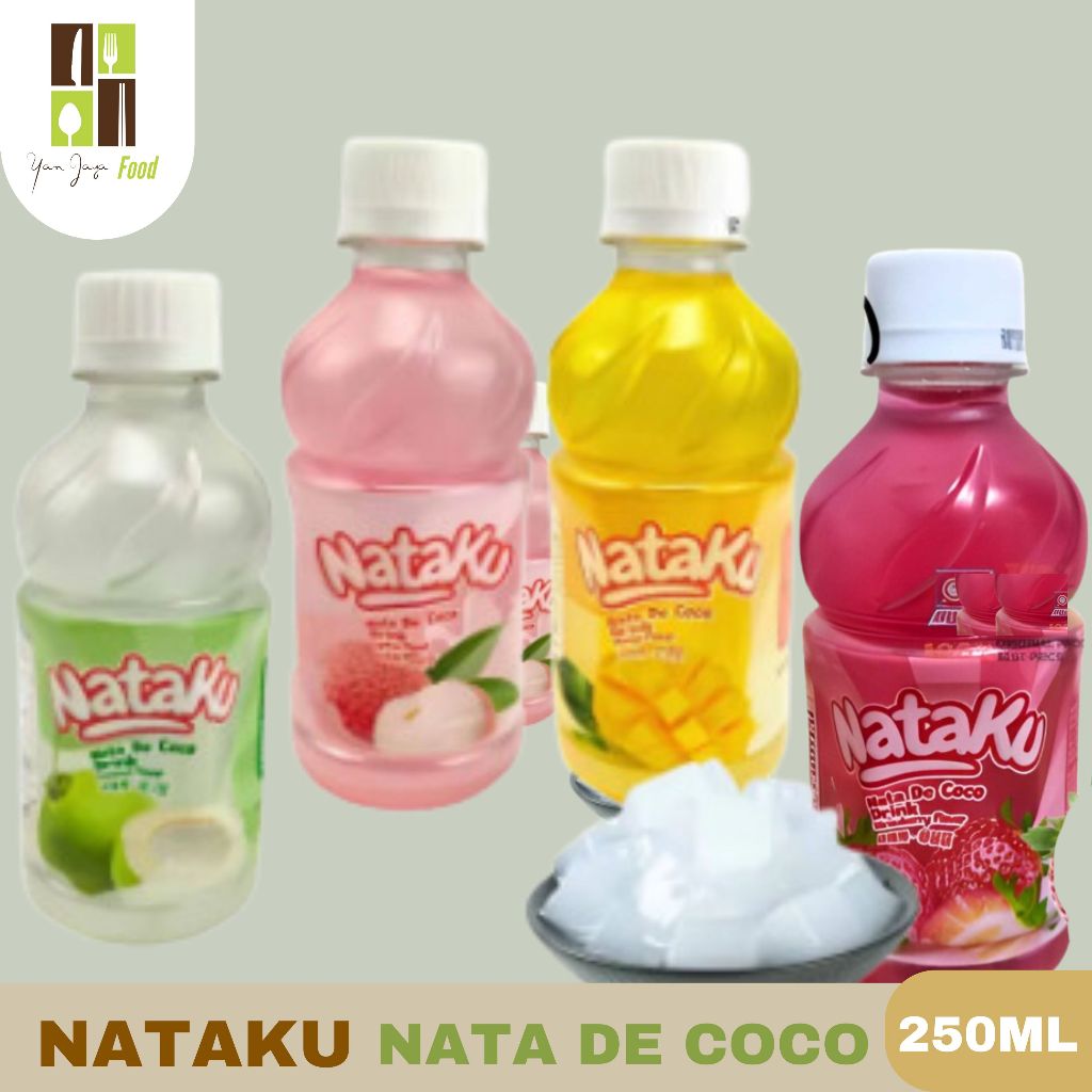Jual Nataku Minuman Nata De Coco / Drink Coco Leci / Mangga / Strawberri / Kelapa 250ml | Shopee ...