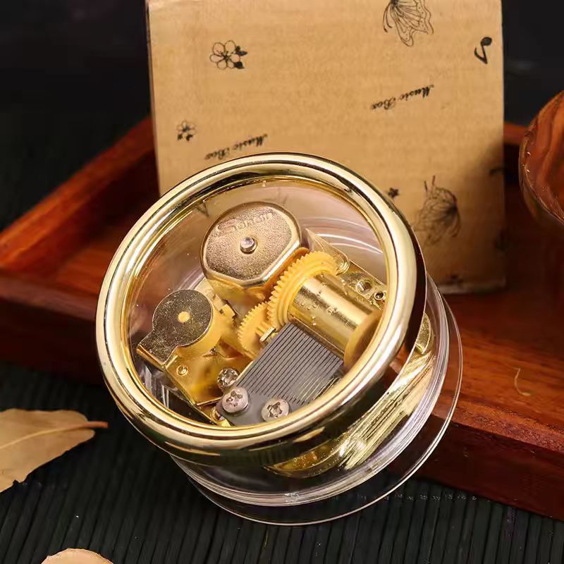 Jual Kotak Musik Otomatis Kotak Musik Akrilik Transparan Hadiah Ulang ...