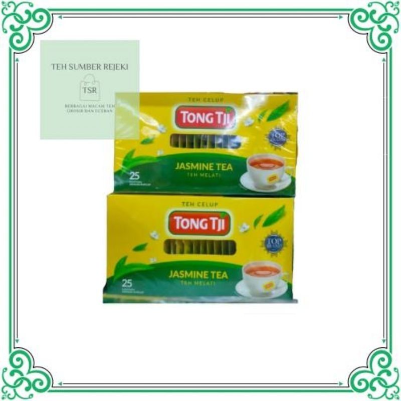 Jual TONG TJI JASMINE TEA TEH CELUP ISI 25 PCS | Shopee Indonesia