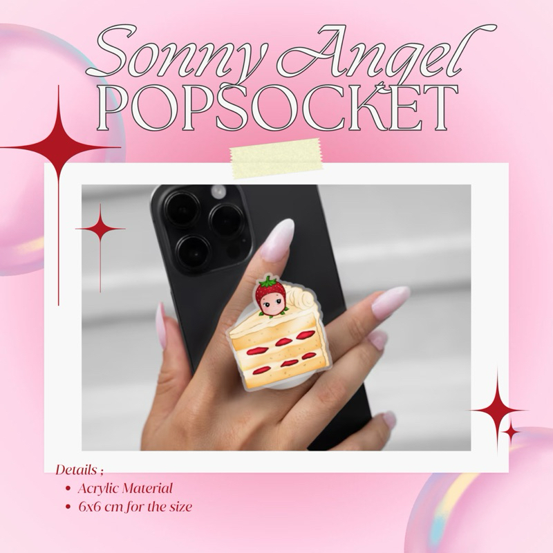 Jual Sonny Angel Food Series Popsocket Acrylic Griptok by Khayalan ...