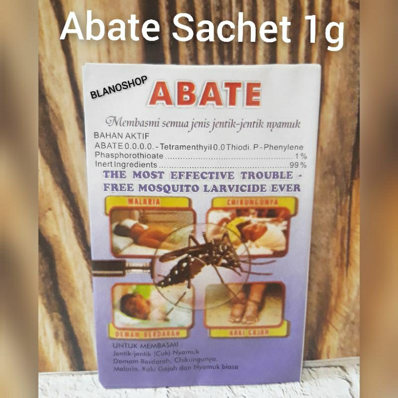 Jual Abate Sachet 1% S.G Membasmi Semua Jentik Nyamuk | Shopee Indonesia