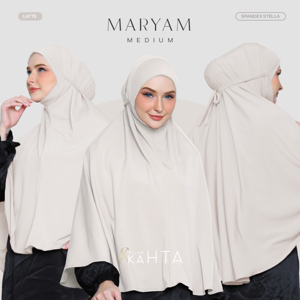 Jual Kahta Maryam Bergo Instant Spandek Stella Anti Tembem Medium | Shopee Indonesia