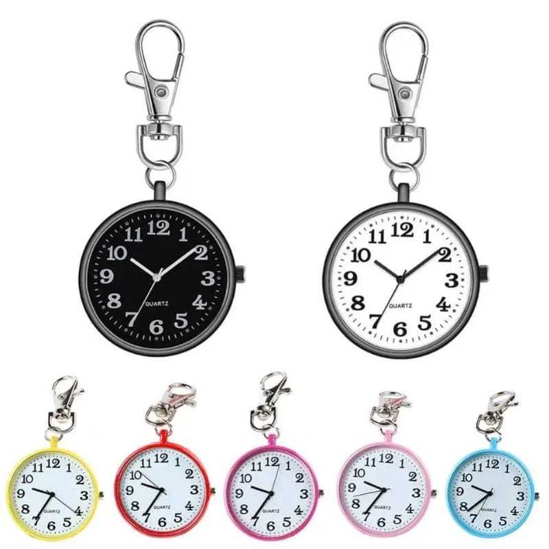 Jual Jam Mini Saku Jam Saku Stenlis Jam Gantungan Kunci Jam