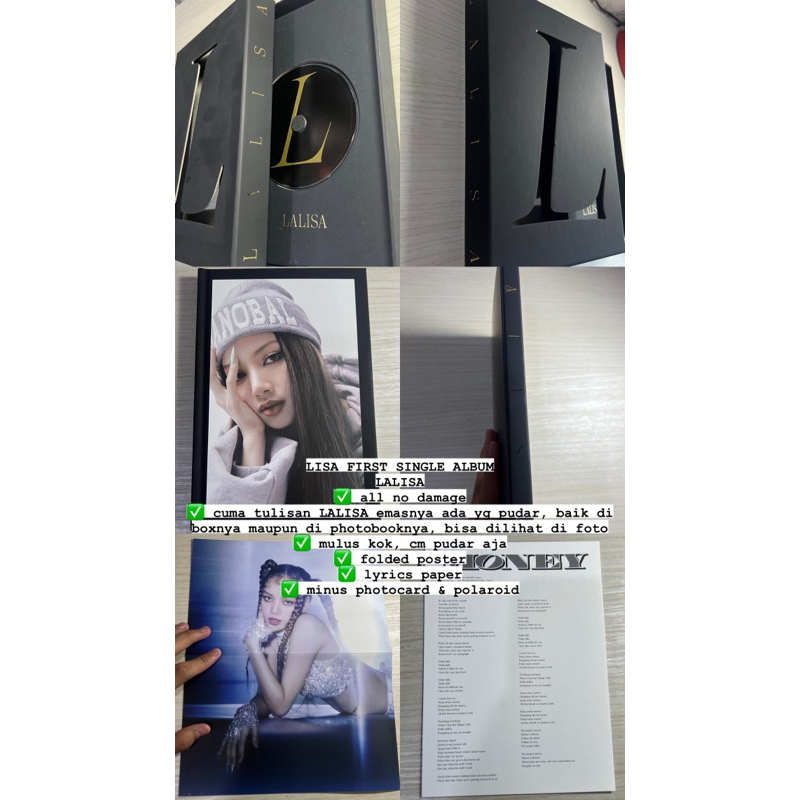 Jual LALISA | Lisa First Single Album | Shopee Indonesia