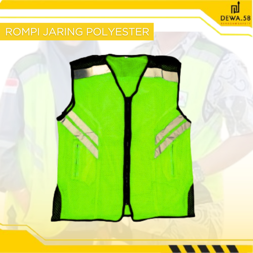 Jual Rompi Jaring Polyester Safety/Rompi Proyek/Rompi Parkir | Shopee ...