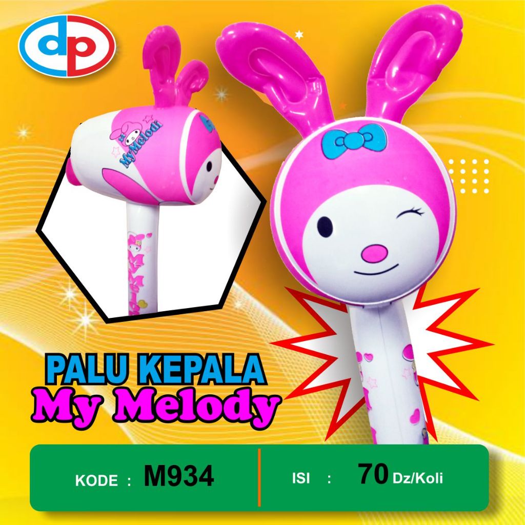 Jual 1 Lsn PALU KEPALA MELODY 45CM MAINAN TIUP | Shopee Indonesia