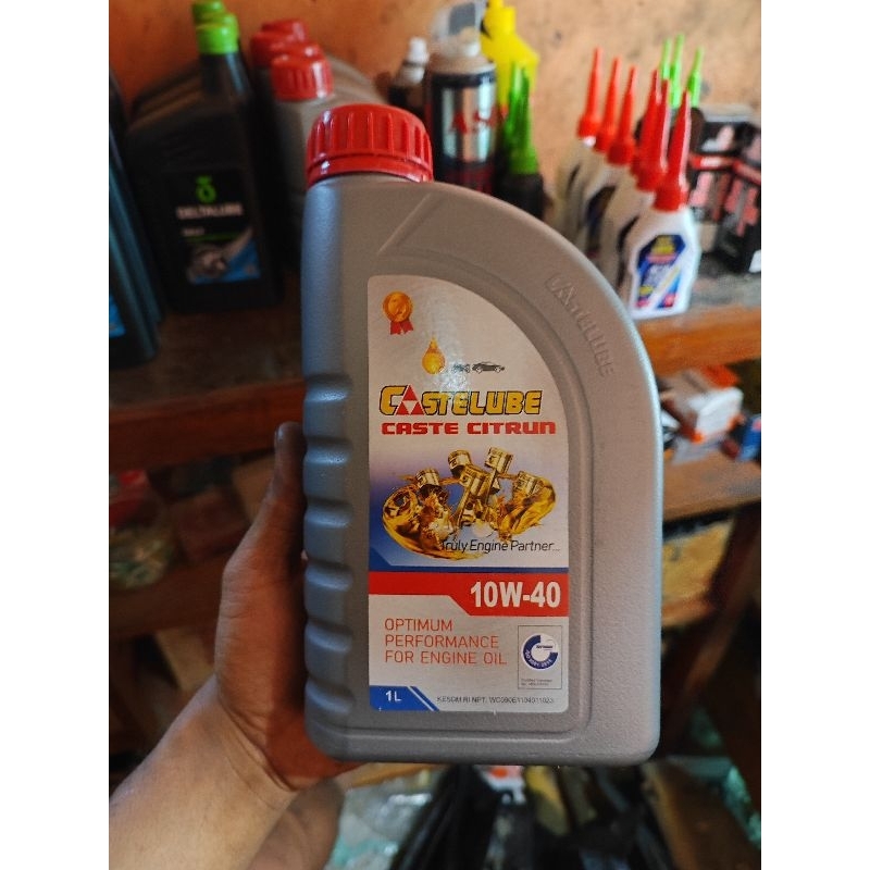 Jual castelube citrun 10w-40 1liter motor atau mobil stok terbatas ...