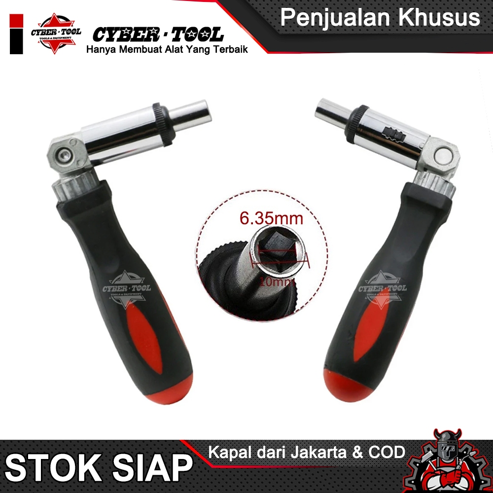 Jual Kepala Obeng Ratchet Magnetic SET RACHET Screwdriver Set Gagang ...