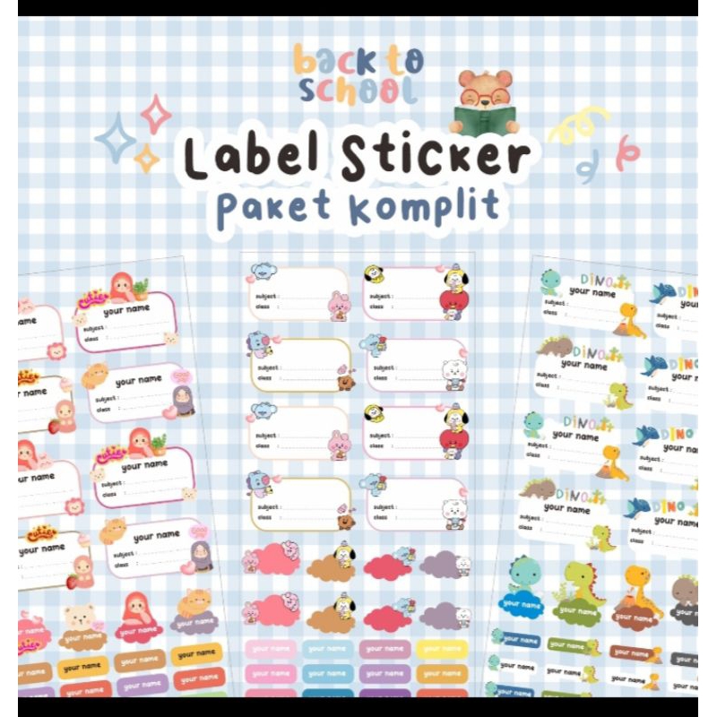 Jual STICKER PAKET KOMPLIT BATCH 2 | Shopee Indonesia