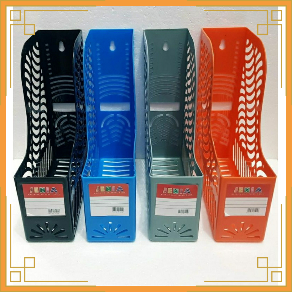 Jual JENIA Box file plastik keranjang warna random | Shopee Indonesia