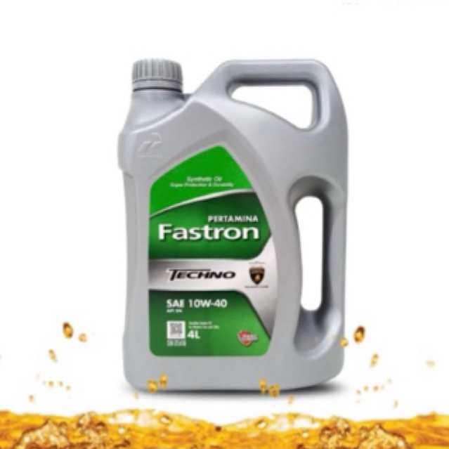 Jual Oli Fastron Techno 4 Liter 10W-40 Oli Pertamina Fastron 4000ml ...