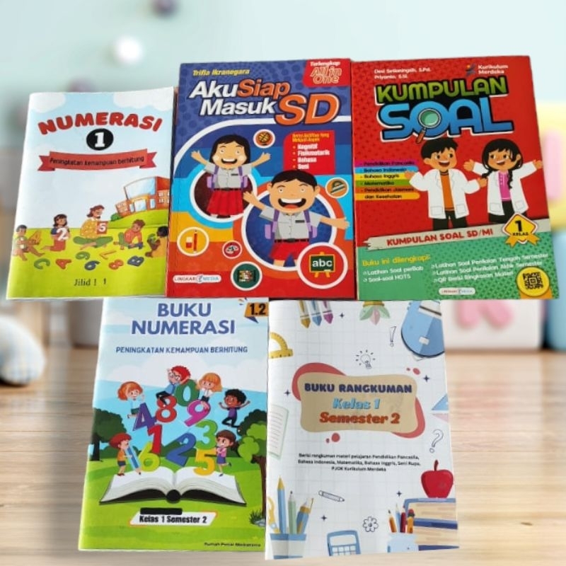 Jual buku siap kelas 1(5 buku) | Shopee Indonesia