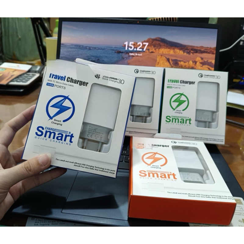 Jual Charger Smart Ak933 25W Quick Charging Branded Alltipe Micro Dan ...