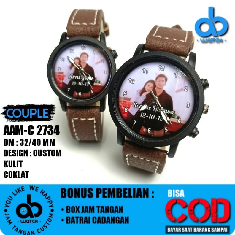 Jual KODE D53I Jam Tangan Custom Design Foto Nama Bisa Request Design ...