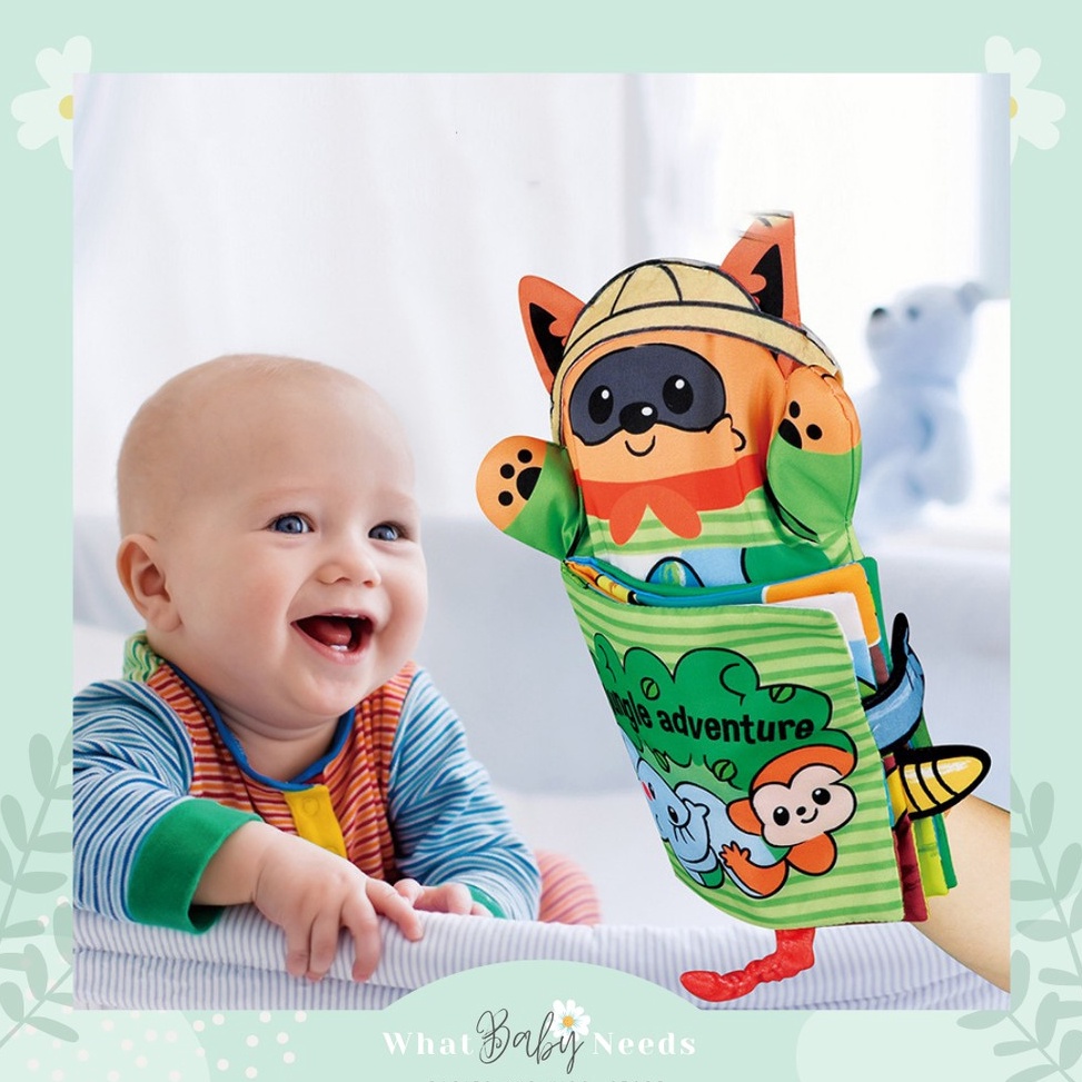 Jual KODE R49J Meow Baby Cloth Book Tail Buku Kain anak Buku Tangan ...