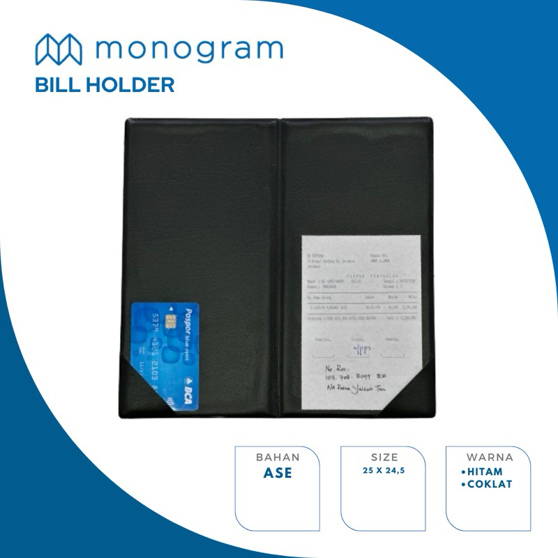 Jual Bill Cover resto / cafe / hotel polos ( tanpa magnet ) Bil Holder ...