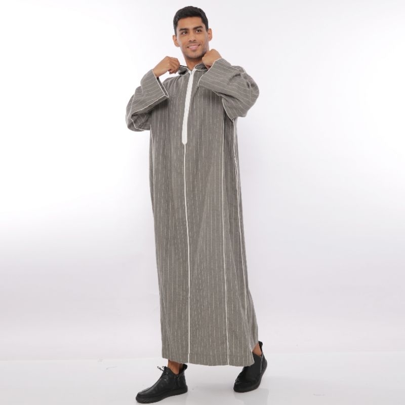 Jual Baju Umroh Gamis Hoodie Djellaba Maroko Jalabah Jubah Kapucong ...