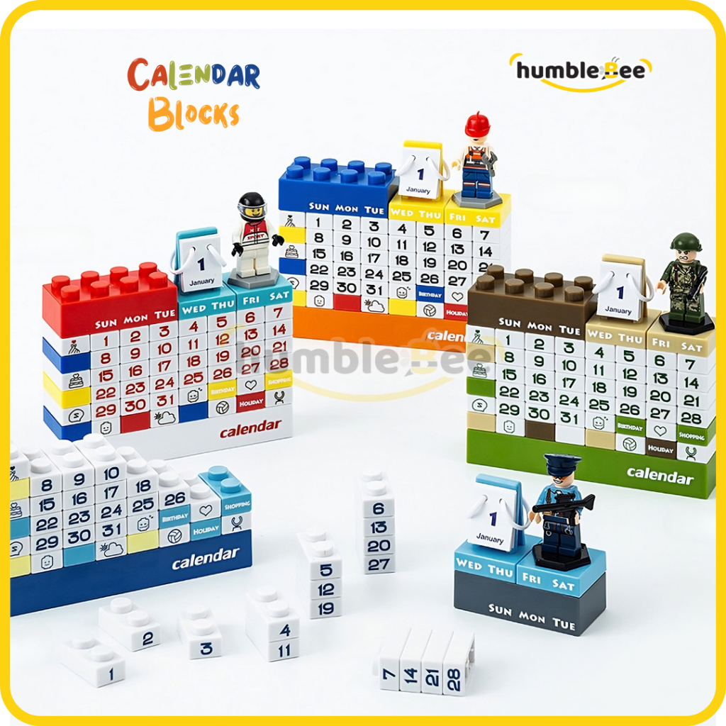 Jual Calendar Blocks - Kalender 2025 | Mainan Edukasi Balok Susun ...