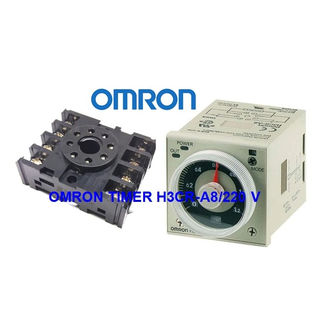 Jual OMRON TIMER H3CR-A8/220 V + SOCKET | Shopee Indonesia