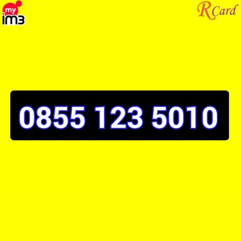 Jual Perdana Nomor Cantik IM3 Indosat 11 Digit SOLO 123 5010 | Shopee ...