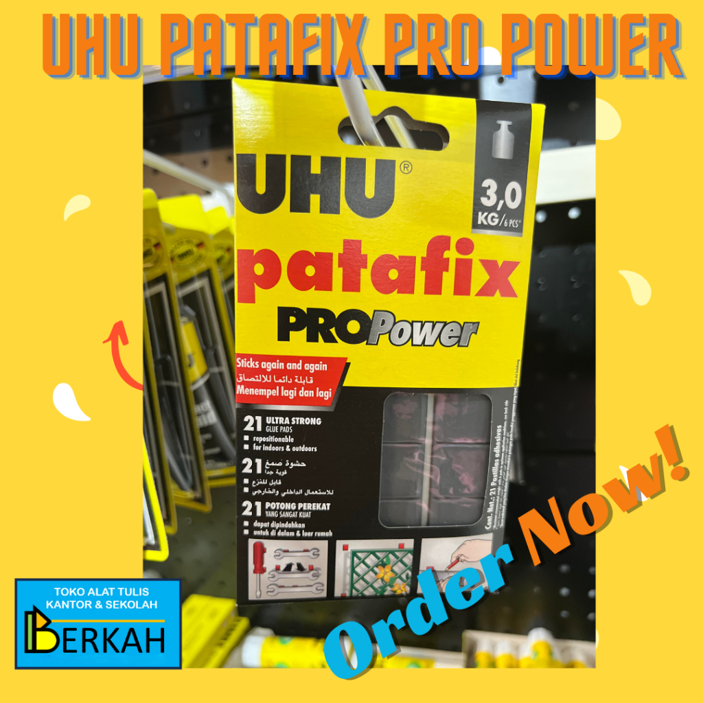 Jual Lem UHU Patafix Pro Power Original | Shopee Indonesia