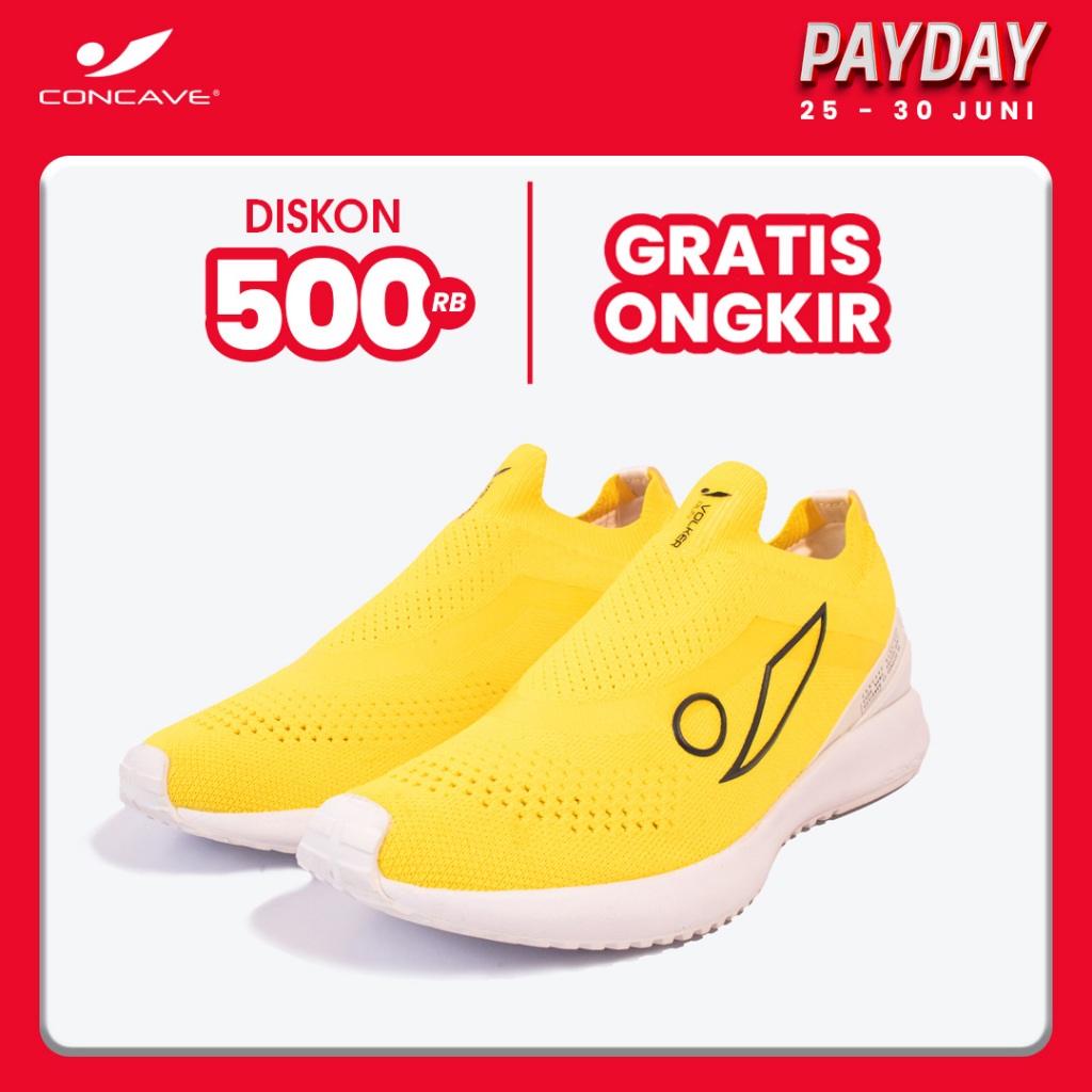 Jual Concave Running - Volker Run - Yellow / White - Sepatu Trail ...